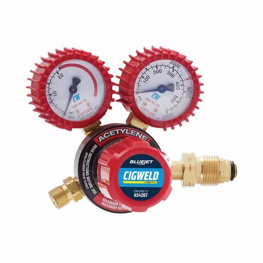Cigweld 210224 BlueJet Acetylene Side Inlet Regulator