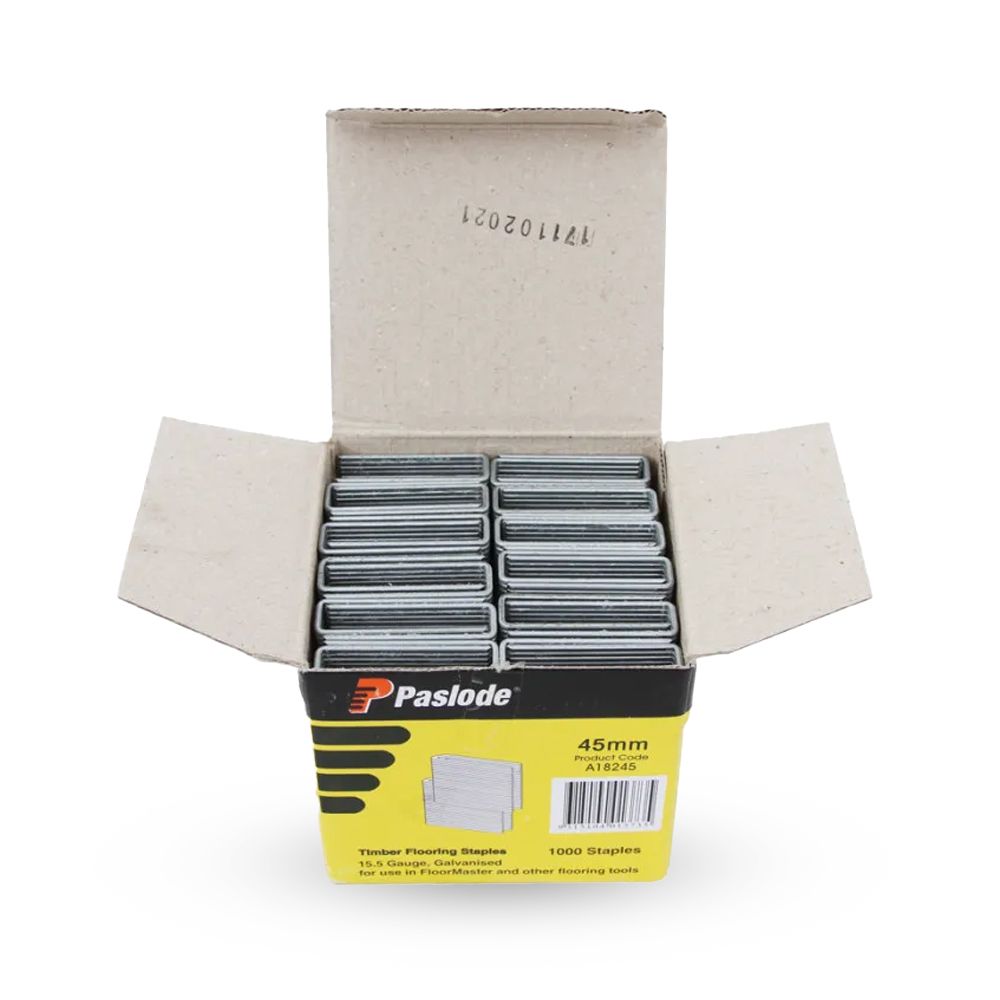 Paslode A18245 1000-Pack 45mm 15.5 Gauge Electro Galvanized 80 Series ...
