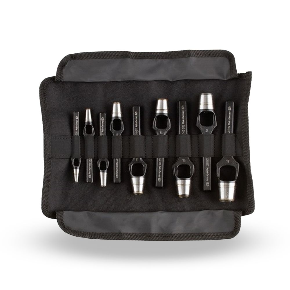 Rennsteig 140900 9pce Hollow Wad Punch Set