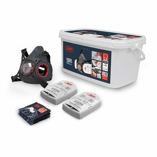 JSP Safety BHT0A3-0L5-UAN Force Typhoon 8 Half Mask Respirator Asbestos ...