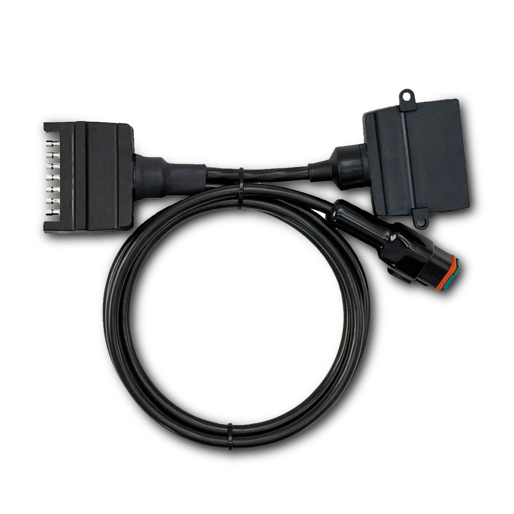 Elecbrakes A7-12 7 Flat Pin Plug to 12 Flat Pin Socket