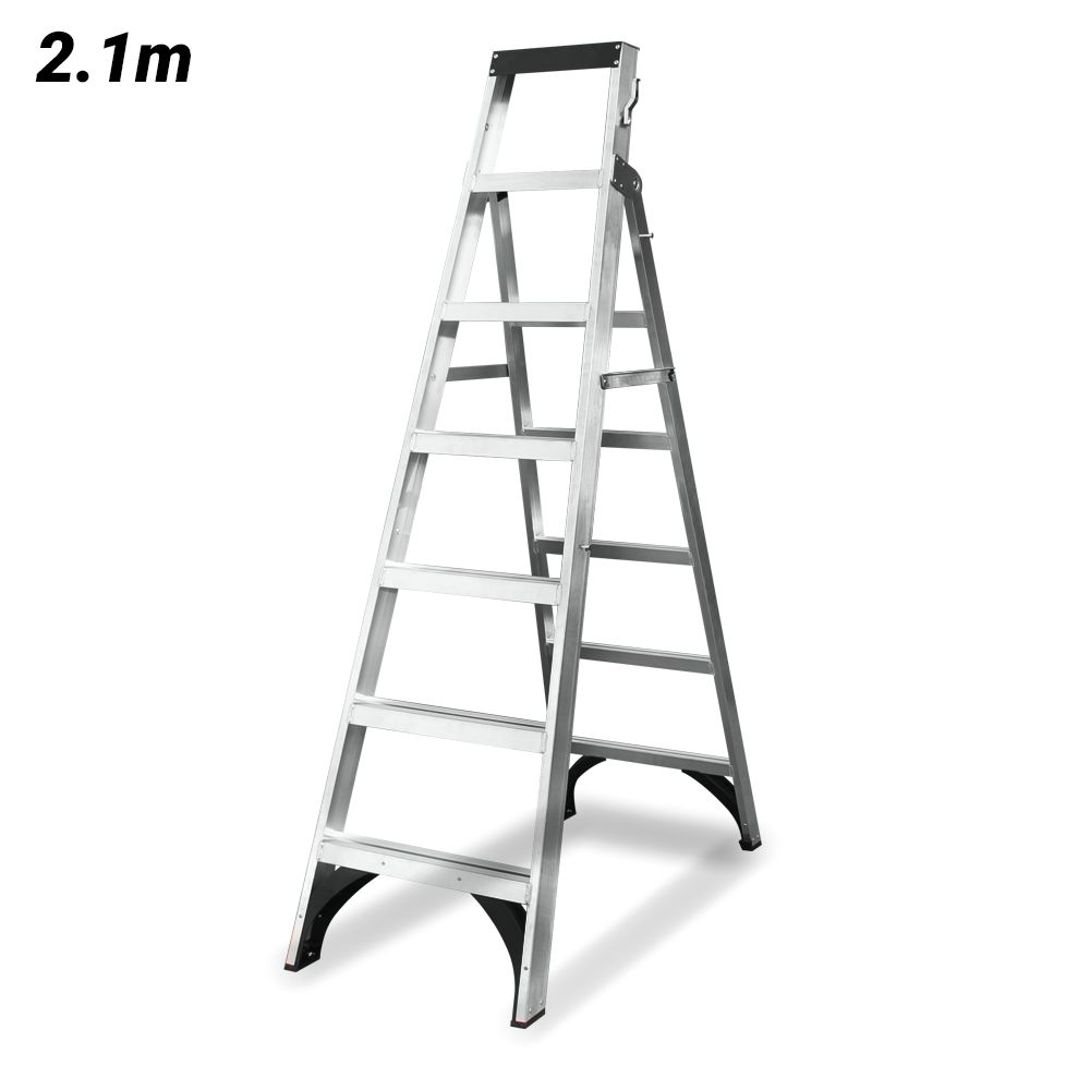 Climbrite CDAL6S 2.1m 6-Step Dual Purpose Aluminum Ladder