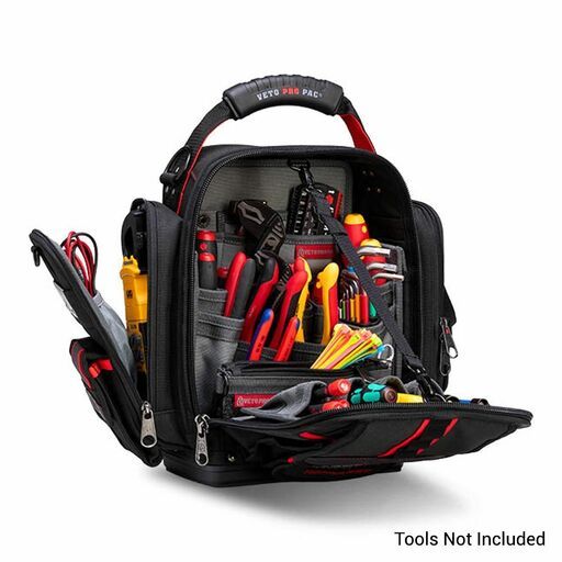 Veto Pro Pac VETOMB5B-IR (VPP10851) XXL Tech Meter Backpack Tool Bag w ...