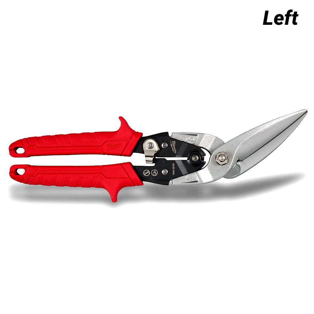 Milwaukee 4932499022 Long Cut Offset Left Aviation Snips