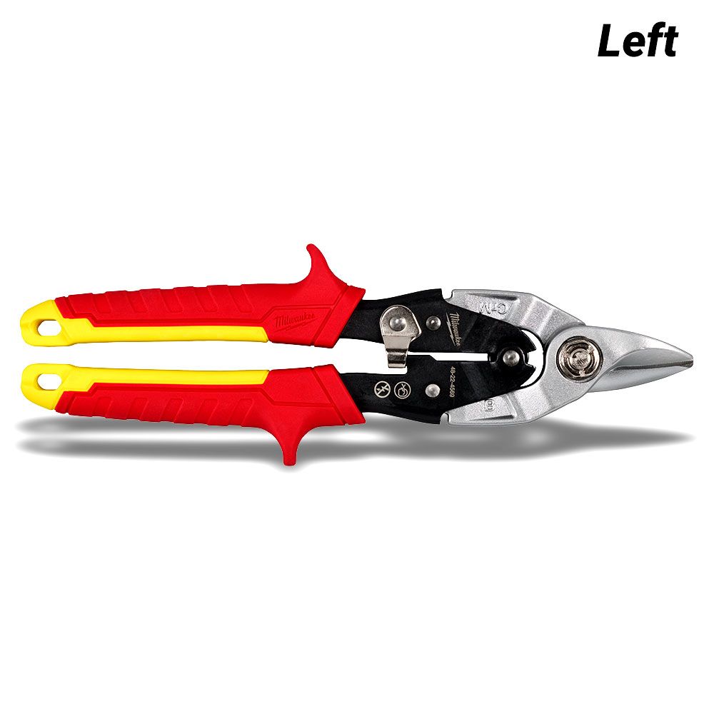 Milwaukee 4932499010 Long Cut Offset Left Aviation Snips