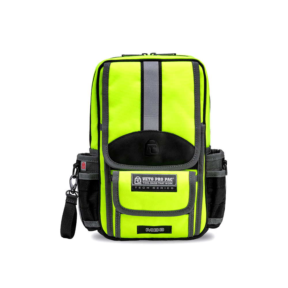 Veto Pro Pac VETOMB3HV (VPP10792) Large Meter Tool Pouch - Hi Vis Yellow
