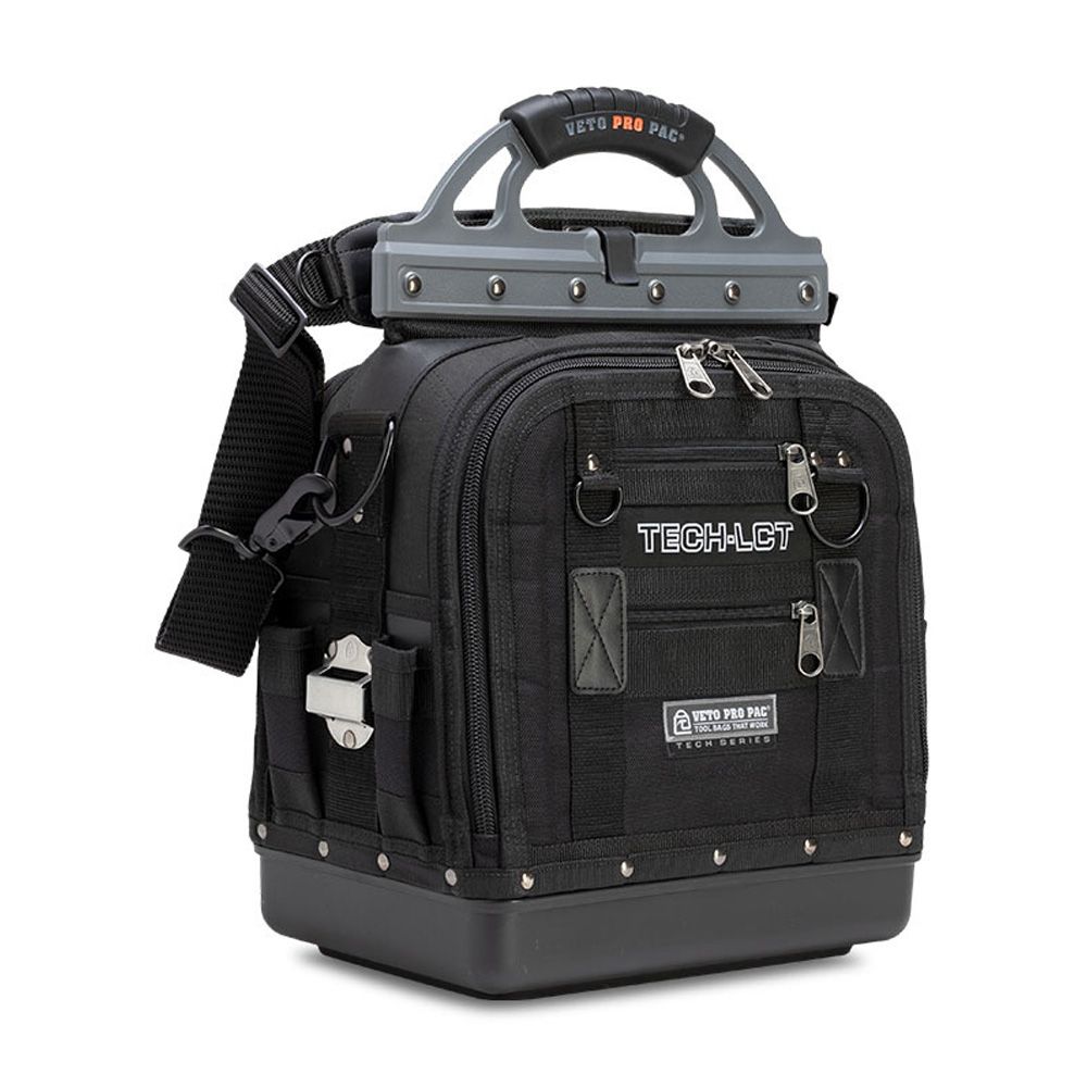 Veto Pro Pac VETOTECHLCT-BLACK (VPP10721) Large Tech Tool Bag - Blackout