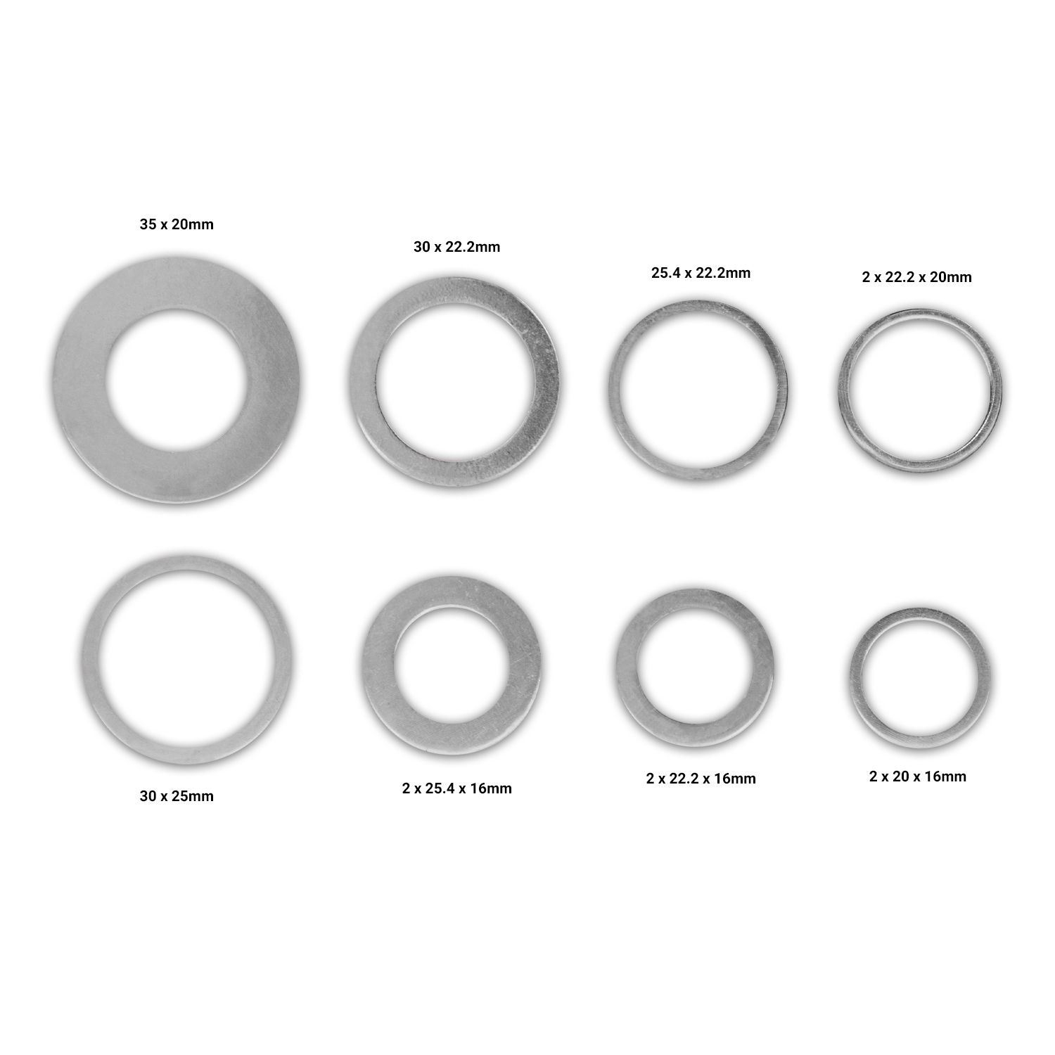 Xtorque XBBW12 12pce Saw Blade Bush Washer Set