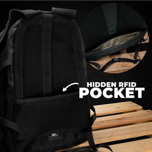 Rugged Xtremes RX05G912PK Fifo Travel Backpack,Canvas,45L,470 x 400 x ...