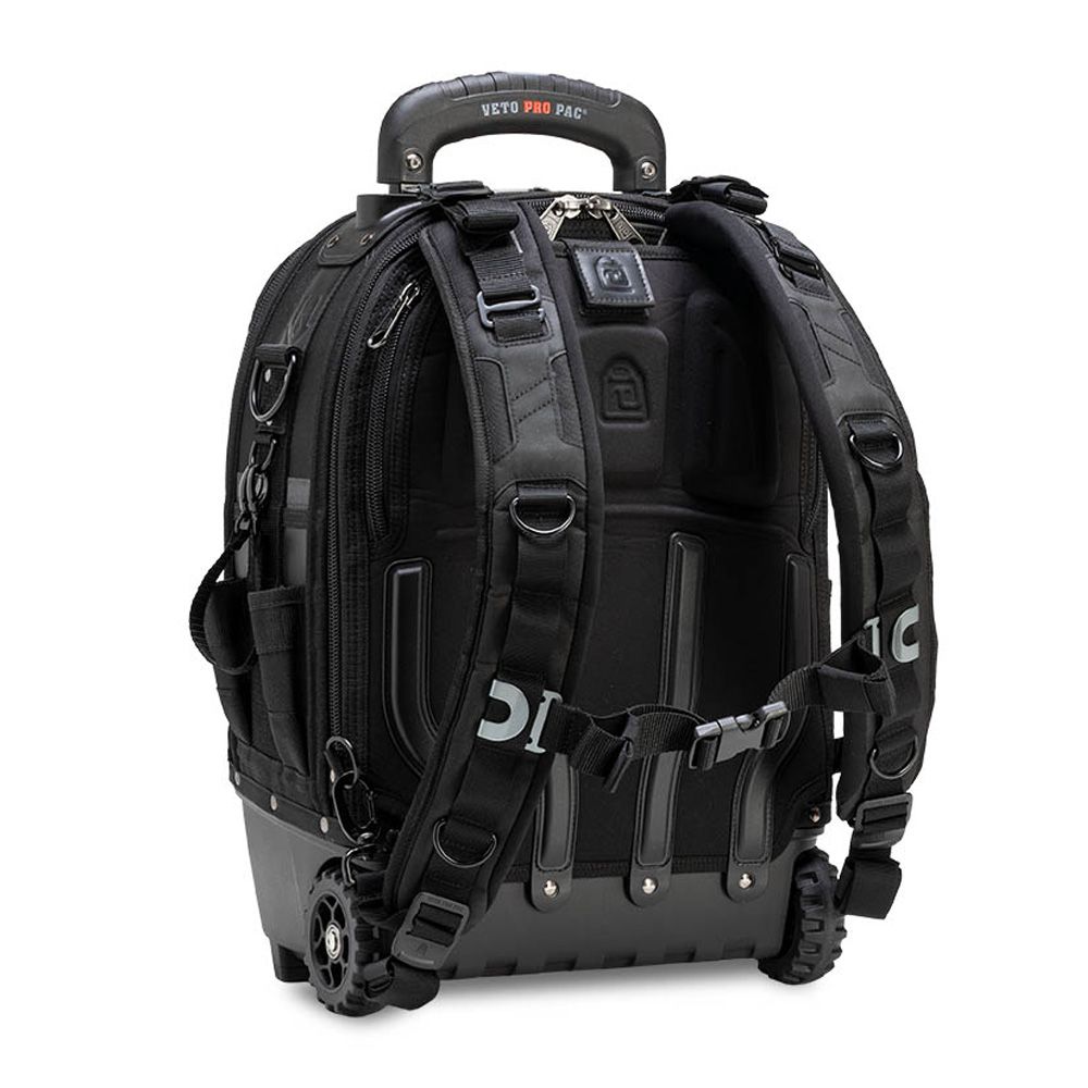 Veto Pro Pac VETOTPWHEELER-BLACK (VPP10874) TechPac Wheeled Backpack ...