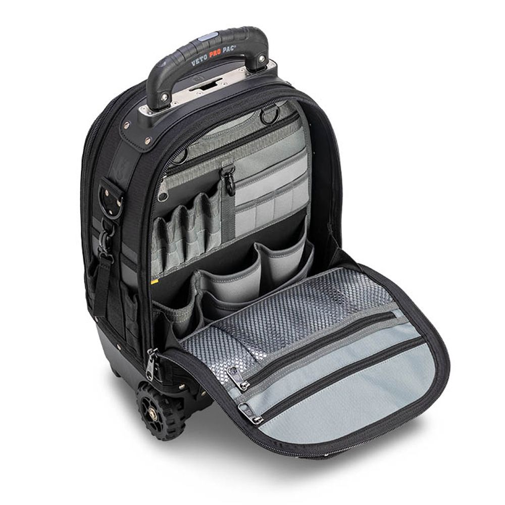 Veto Pro Pac VETOTPWHEELER-BLACK (VPP10874) TechPac Wheeled Backpack ...