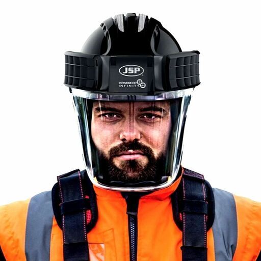 JSP Safety CEA646-001-1AN Powercap Infinity PAPR Respirator With Black ...
