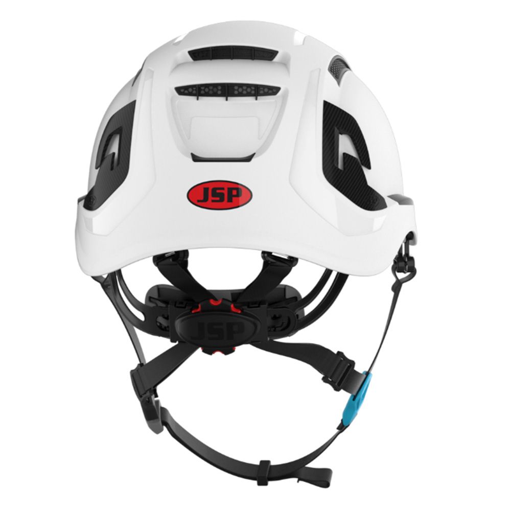 JSP Safety ARC170-000-1AN EVO Alta Skyworker Vented White Helmet With ...