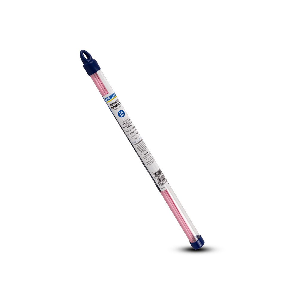 Cigweld 322208 3-Pack 2.4mm x 500mm Comcoat N (Pink) Rods