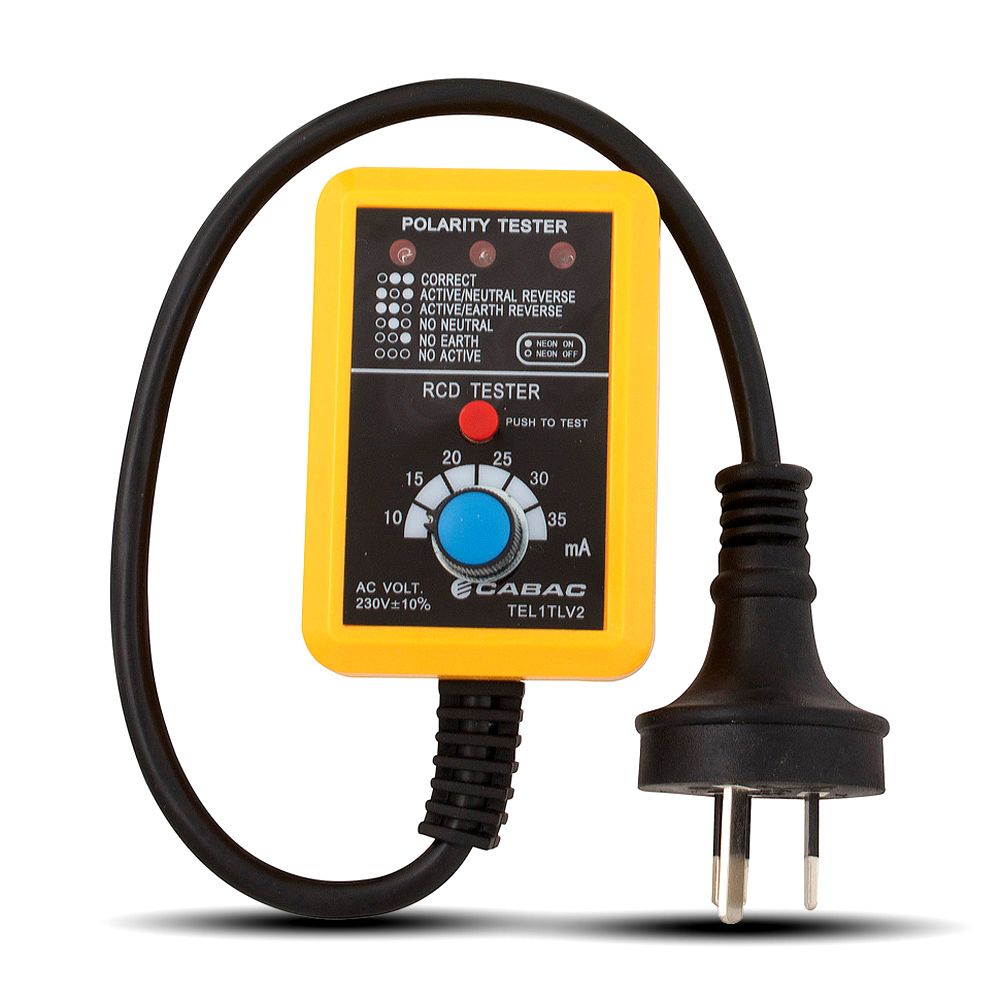 Cabac TEL1TLV2 RCD 230V V2 Power Point Tester