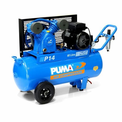 PUMA Air Compressor PU P14-60L 240V 240V 2.2HP 1100RPM 210L/min ...