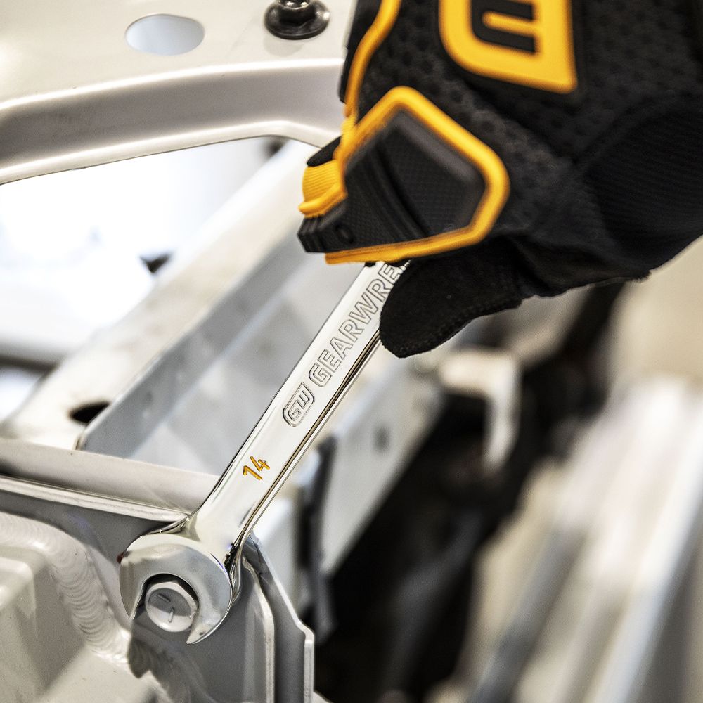 GEARWRENCH 86928 16pce 90-Tooth 12 Point Metric Combination Ratcheting Wrench Set