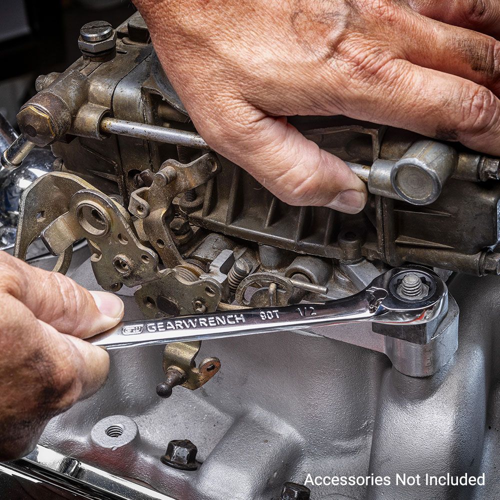 GEARWRENCH 86661 14pce 90-Tooth 12 Point SAE Reversible Ratcheting ...