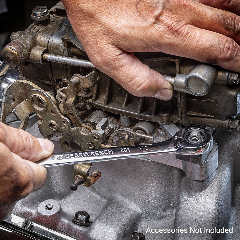 GEARWRENCH 86660 14pce 90-Tooth 12 Point SAE Reversible Ratcheting ...