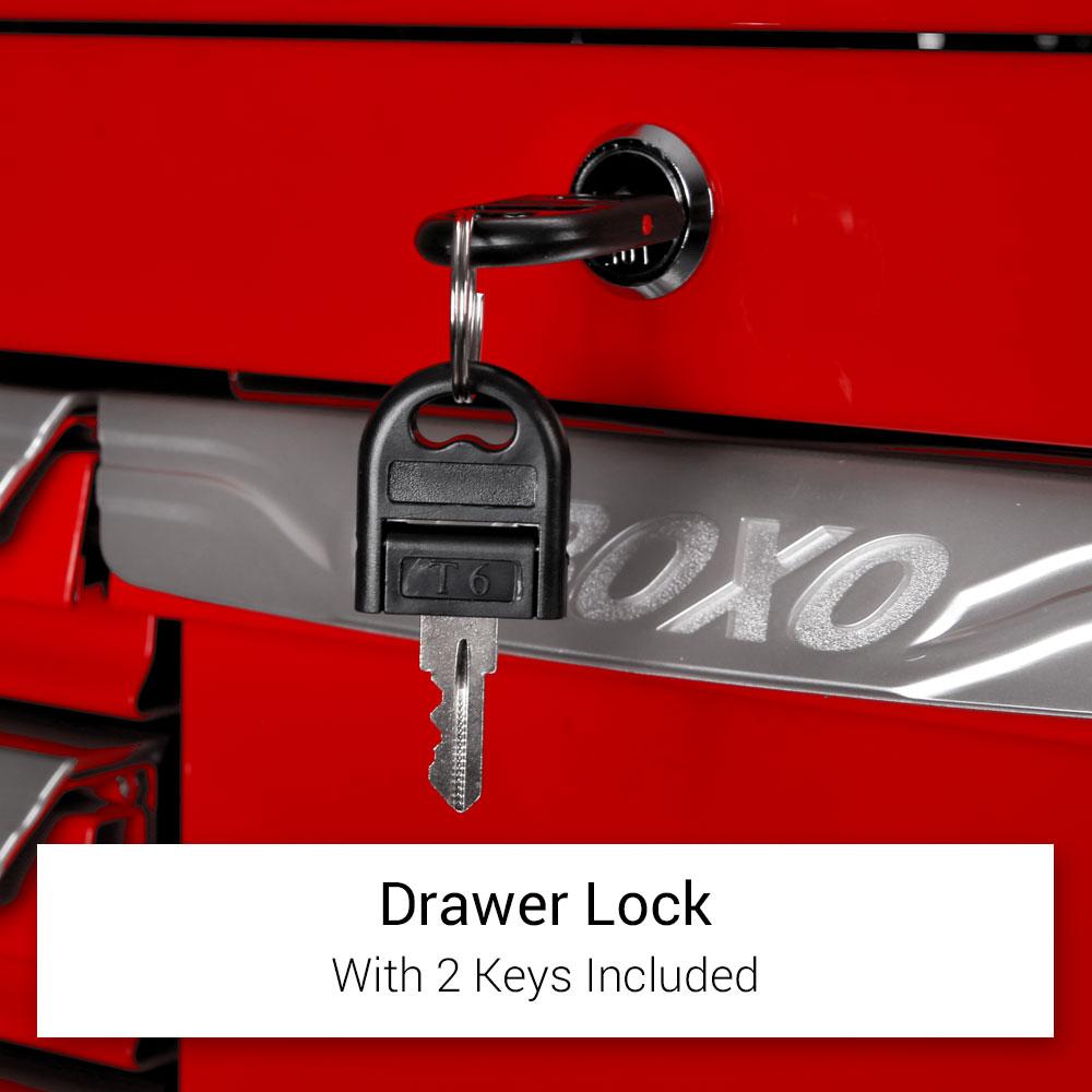 Boxo BOX690T 690pce 17 Drawer Top and Bottom Industrial Mechanical Tool ...