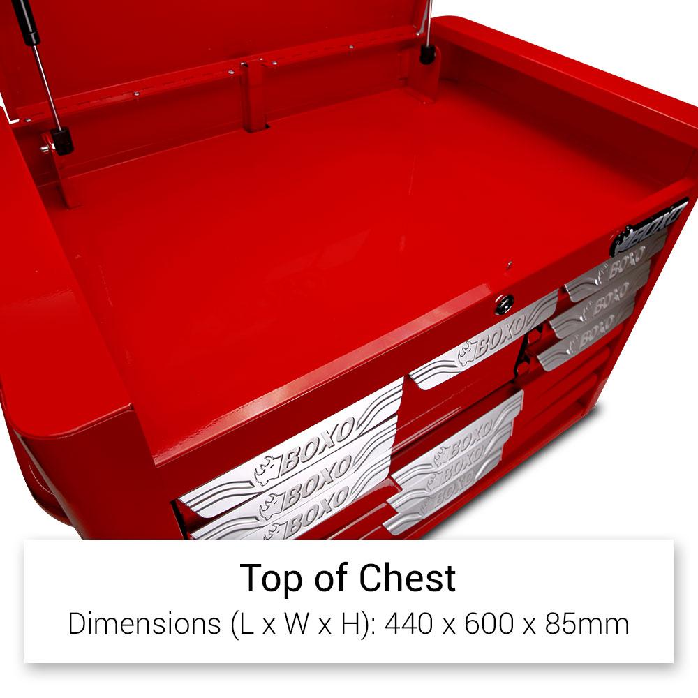 Boxo BOX690T 690pce 17 Drawer Top and Bottom Industrial Mechanical Tool ...