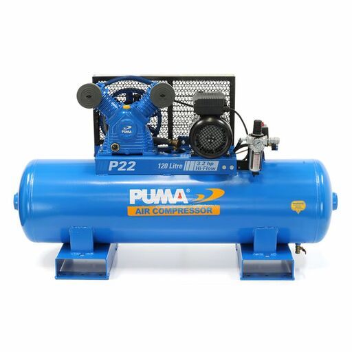 PUMA Air Compressor PU P22-120L 240V 240V 3.2HP 1080RPM 350L/min ...