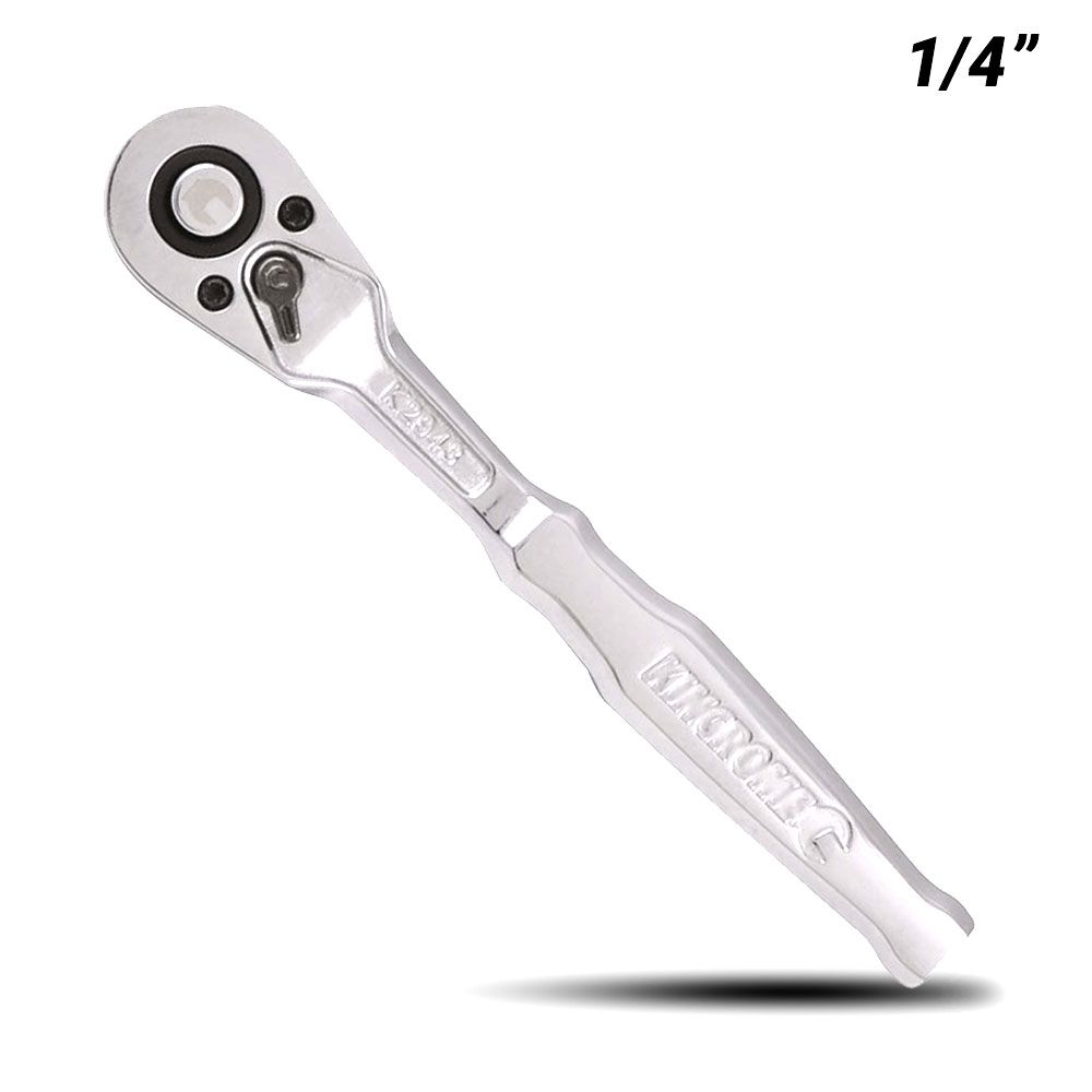 Kincrome K2943 1/4" Drive Mirror Polish Reversible Ratchet