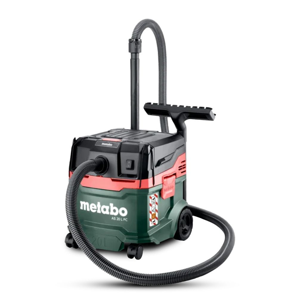 Metabo AS 20 LPC (602083190) 1200W 20L L-Class Wet & Dry Compact Vacuum