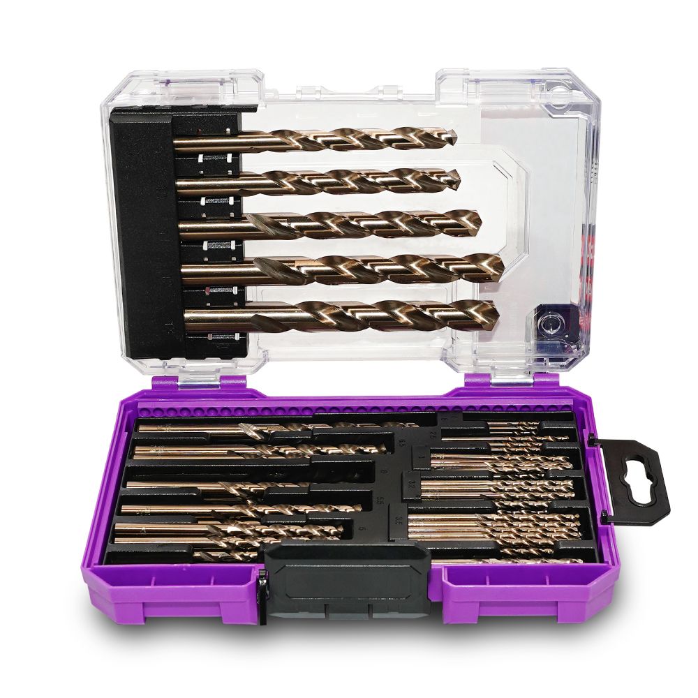 Xtorque XT90M35 90pce M35 HSS Cobalt Drill Bit Set