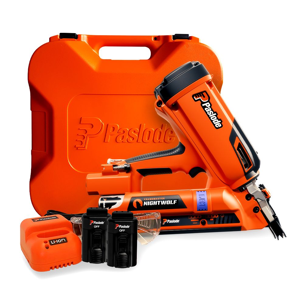 Paslode NW580 FrameMaster NightWolf Cordless Framing Nailer Combo Kit