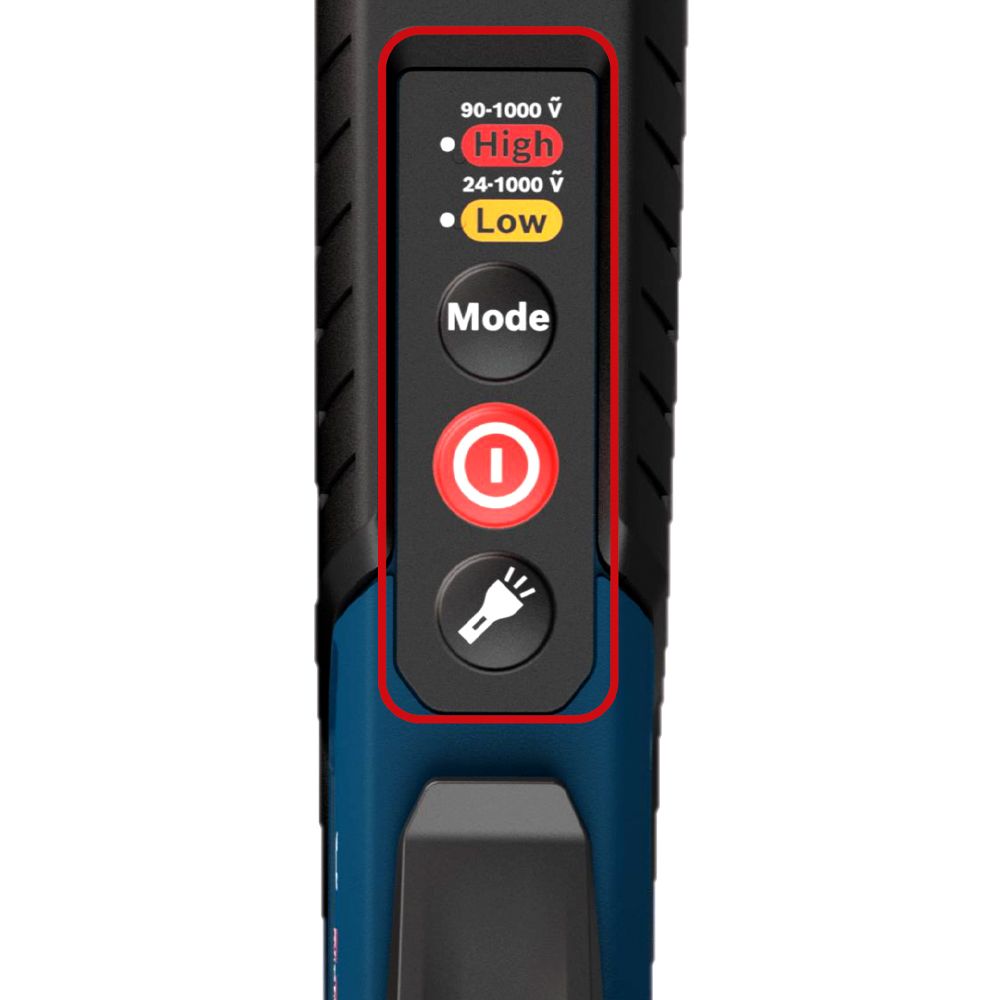 Bosch GVD 1000-17 (0.601.077.0K0) Professional IP67 Non-Contact Voltage ...
