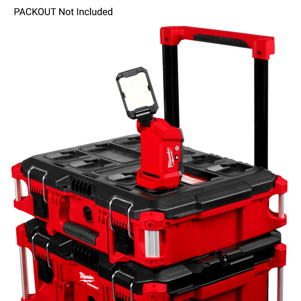 Milwaukee M12PSCL0 12V Li-ion PACKOUT Single Cleat Light - Skin Only