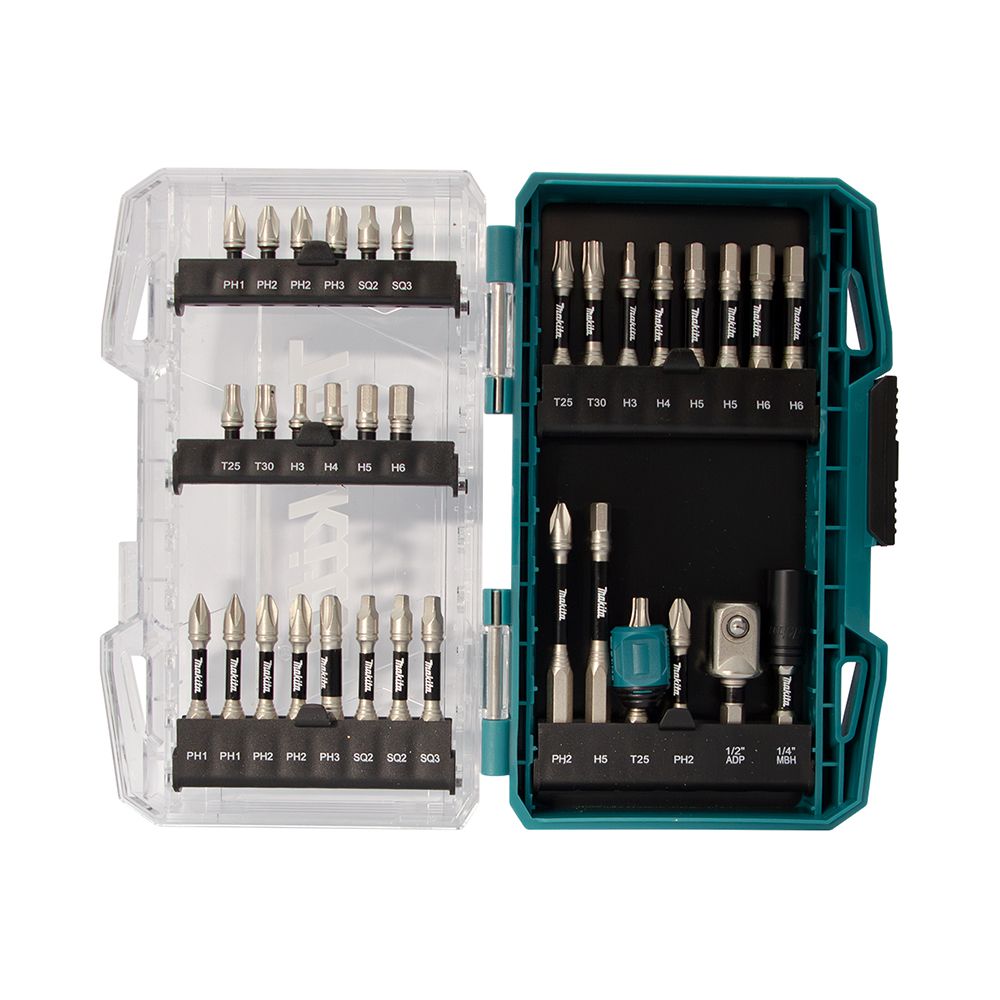 Makita E-22791 35pce Impact XPS 25mm, 50mm & 75mm Bit Set