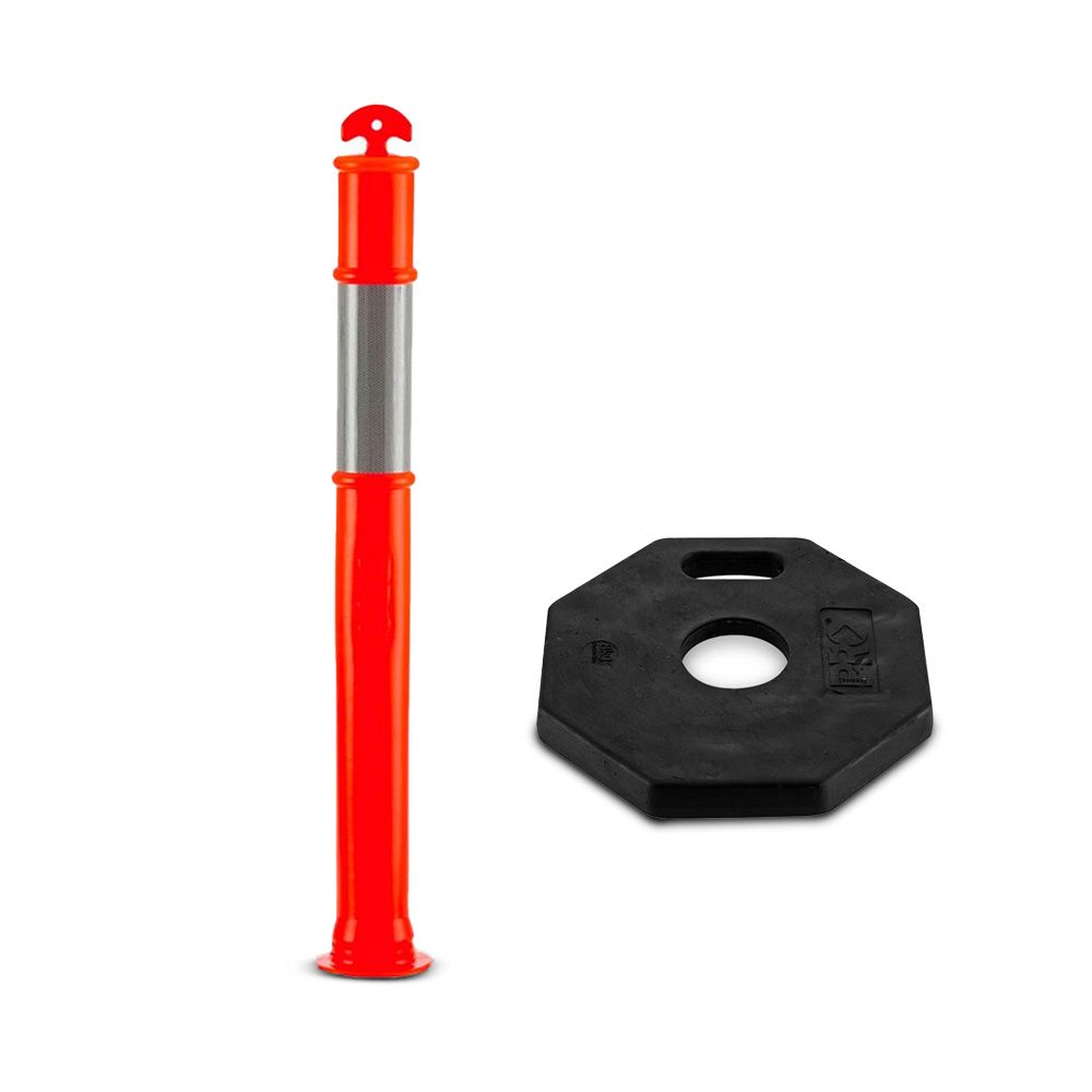 Pro Choice B6 + BOL Safety Gear Bollard Stem & 6kg Safety Gear Bollard Base
