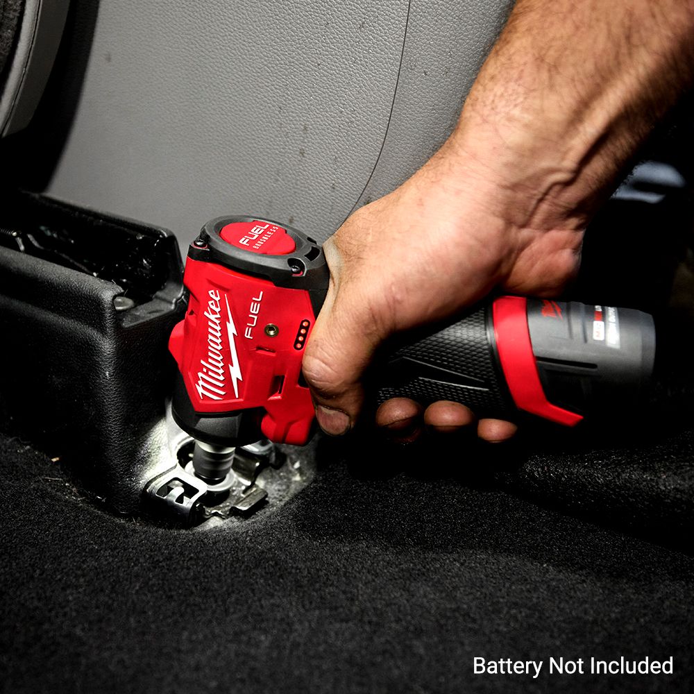 Milwaukee M12FSCIWF140 12V Li-ion FUEL Cordless 1/4" Sub-Compact Impact ...