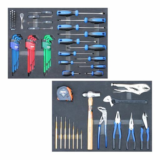 SP Tools SP50637TX 342pce Metric/SAE Custom Series Tool Kit with 11 ...