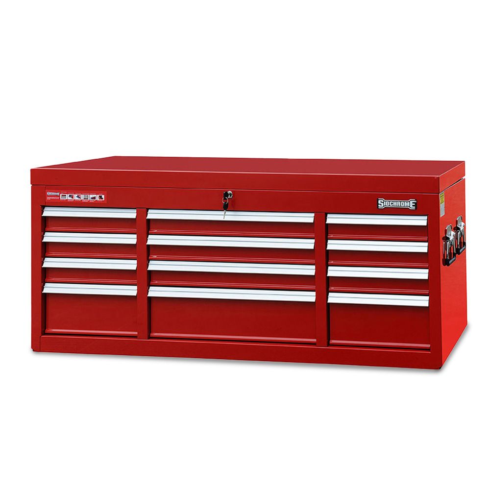 Sidchrome SCMT50272 12-Drawer Triple Bank Top Tool Chest