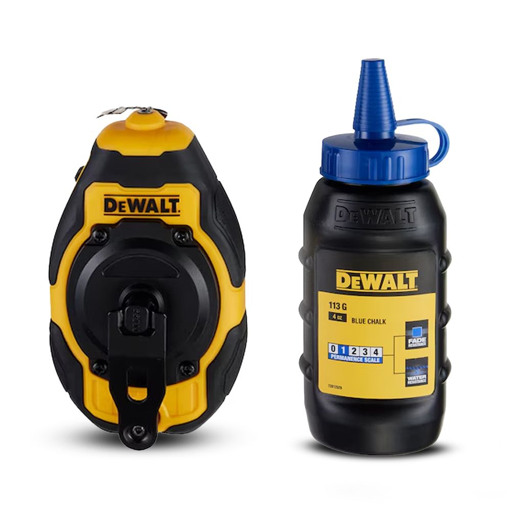 DeWalt DWHT48330BC Compact Chalk Reel with Blue Chalk