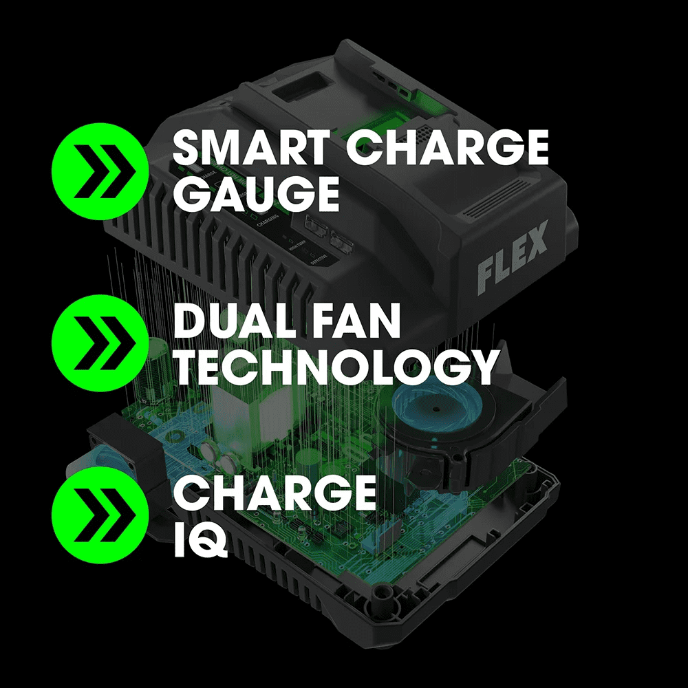 Flex FXMA501-2C 24V 5.0Ah Li-ion Cordless Brushless 5pce Combo Kit