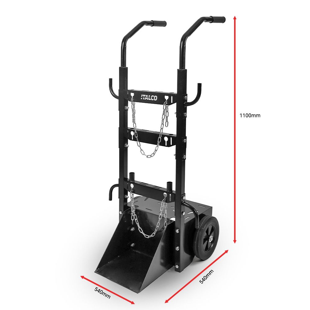 Italco IUWHT 180kg Heavy Duty Multipurpose Upright Welding Trolley