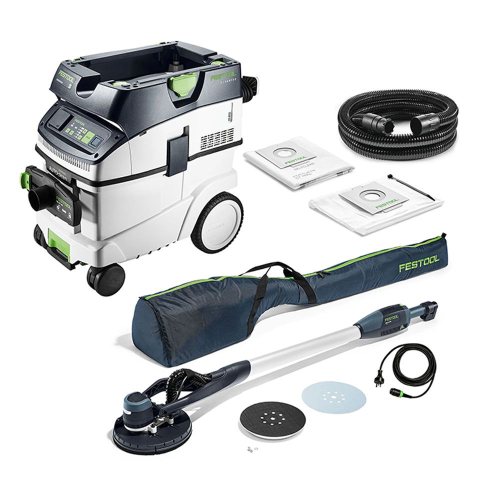 Festool LHS 225 PLANEX Easy (578957) 22mm Drywall Sander with M-Class Dust Extractor Set