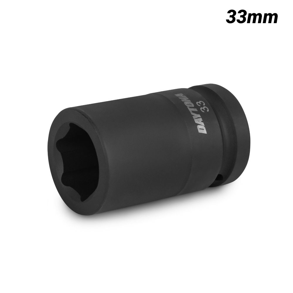 Daytona D1S33MM 33mm 1" Drive 6 Point Impact Socket
