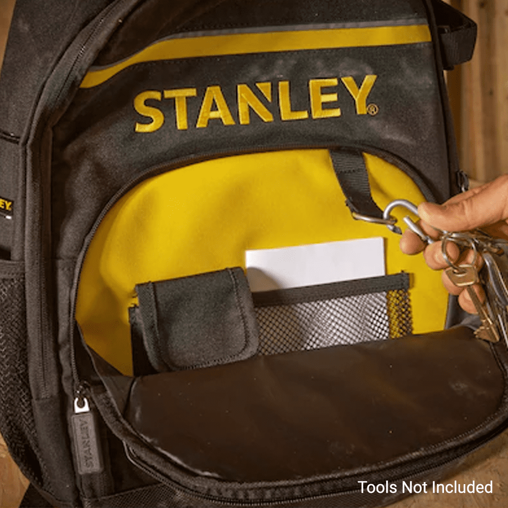 Stanley STST1-72335 Nylon Tool Black & Yellow Backpack