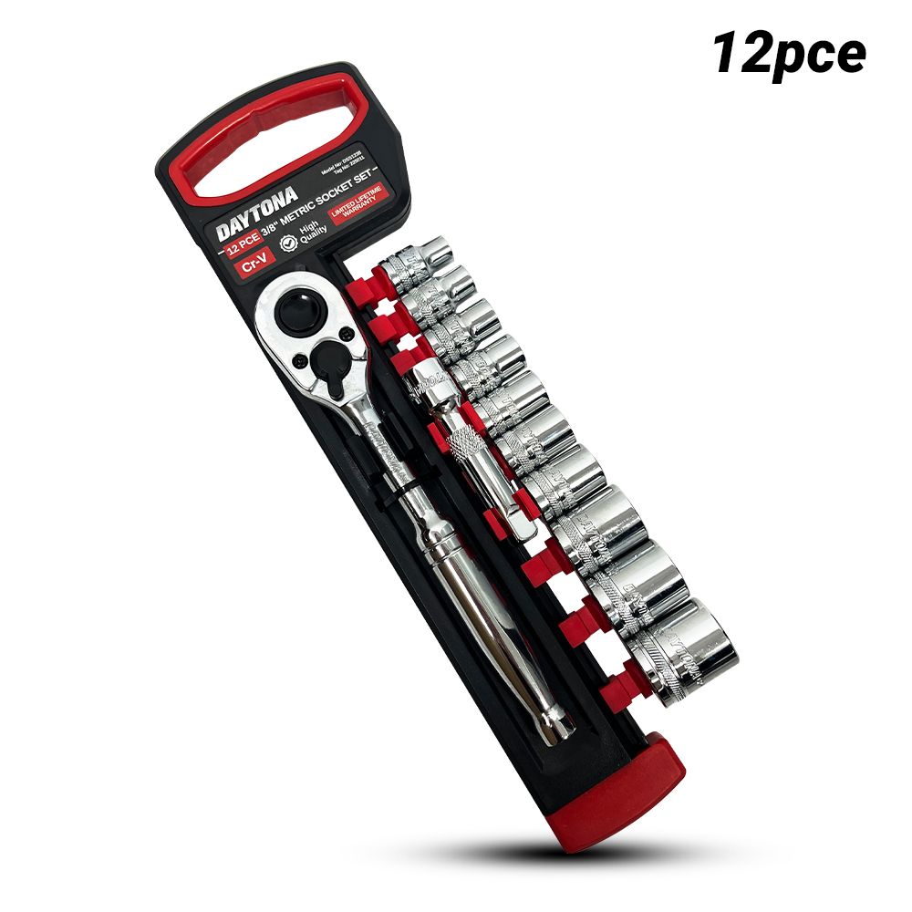 Daytona DSS1238 12pce 3/8" 12 Point Metric Socket Set