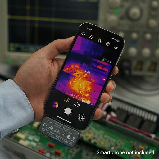 Fluke TC01C (6107233) iSee Thermal Camera 256 x 192 IR Resolution suits ...