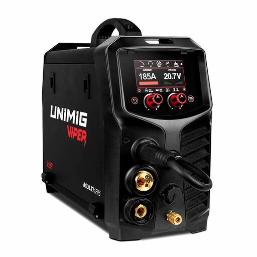 UNIMIG U11260 VIPER MULTI 185 Multi Process Pulse MIG/TIG/STICK 10A Welder