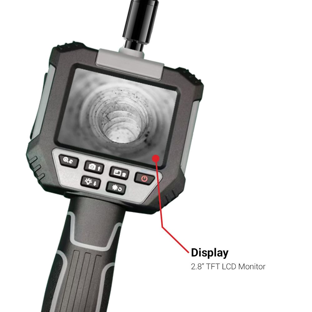 Pinpoint PBS28 2.8" Color LCD Waterproof Borescope Inspection Camera