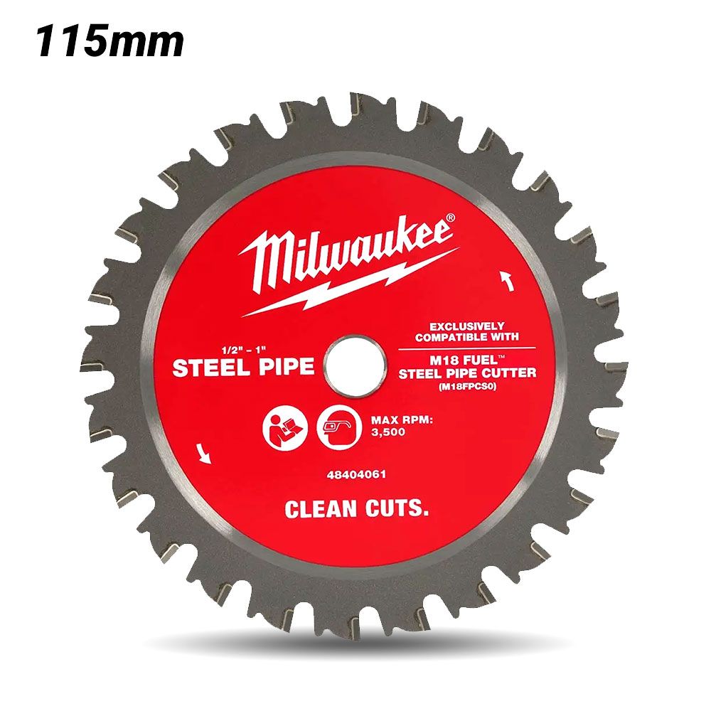Milwaukee 48404061 115mm Steel Pipe Cutter Blade