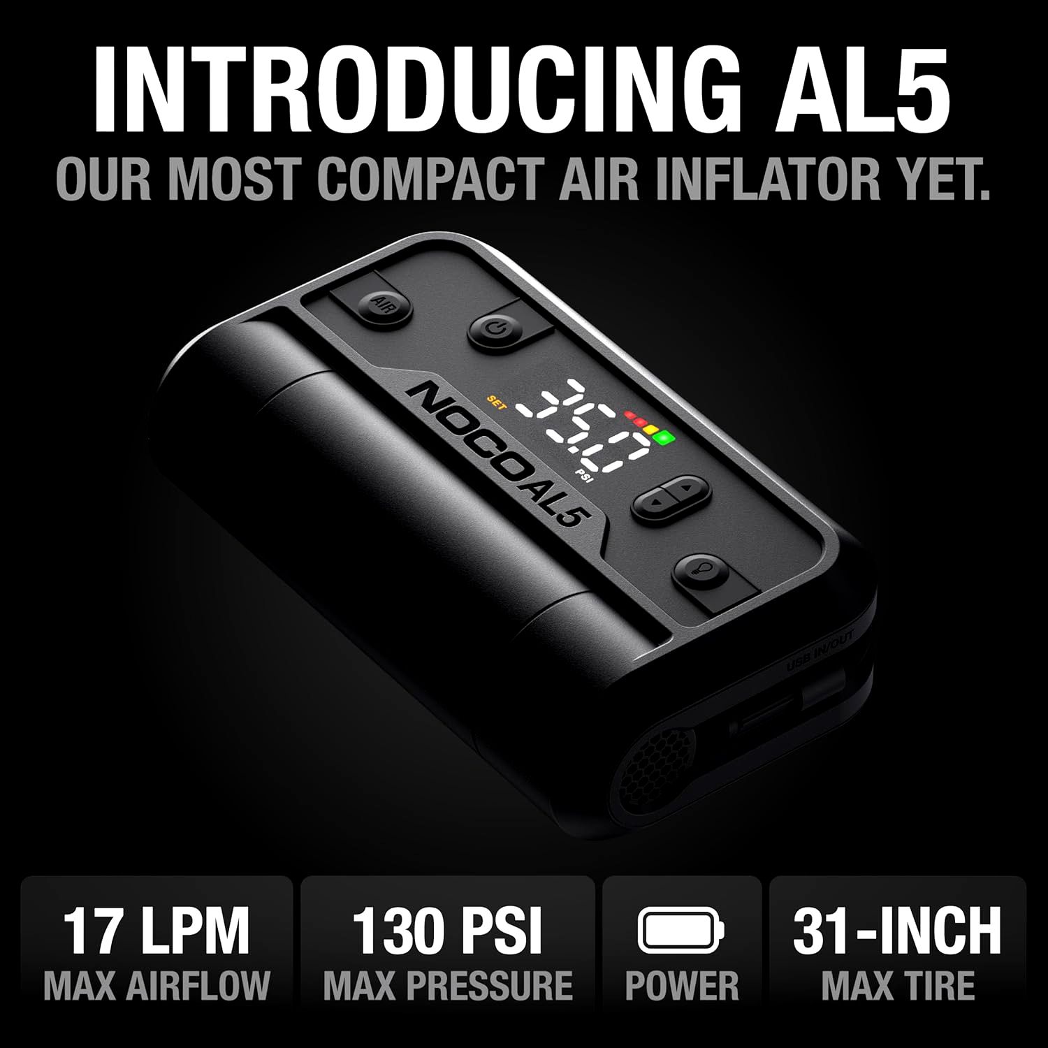 NOCO AL5 5A Lithium Air Inflator