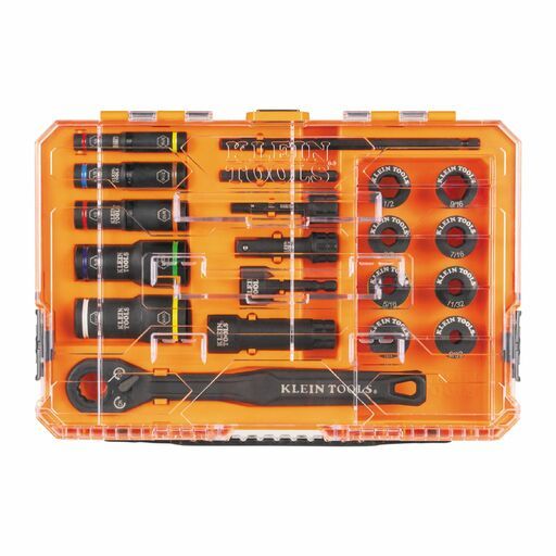 Klein A-65240 20pce KNECT™ Impact Pass Through and Deep-Well Flip ...